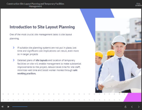 Construction Site Supervisor Training | Online Course