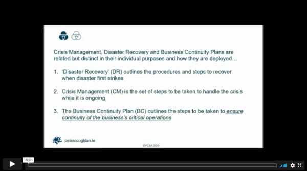 Business Continuity & Crisis Management | Online Course