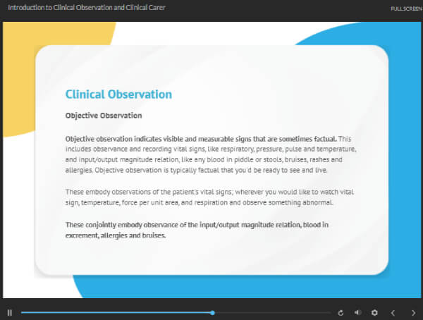 Clinical Observations Skills – Training Express