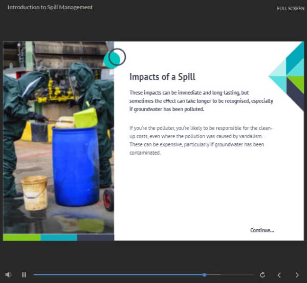 Spill Management – Training Express