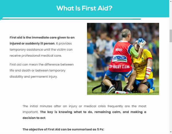 Rugby First Aid – Training Express