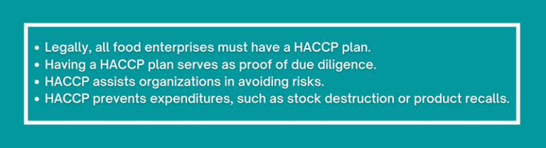 What are the 8 HACCP Critical Control Points – Training Express