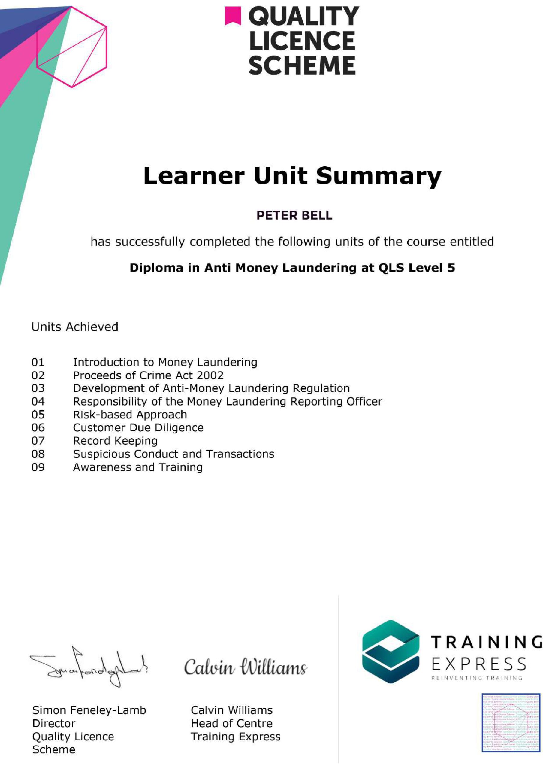 Get Your QLS Endorsed Certificate – Training Express