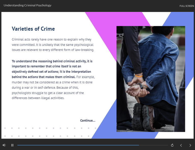 Diploma in Criminology & Profiling Level 5 – Training Express