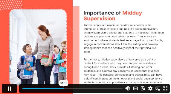 School Midday Supervision with CPD Certification | Get 60% off