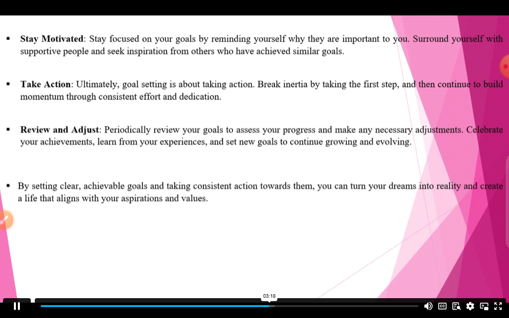 Master Class in Goal Setting – Training Express