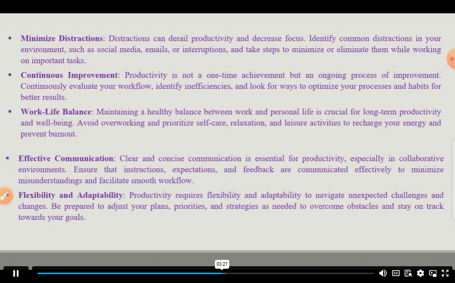 Master Class in Productivity – Training Express