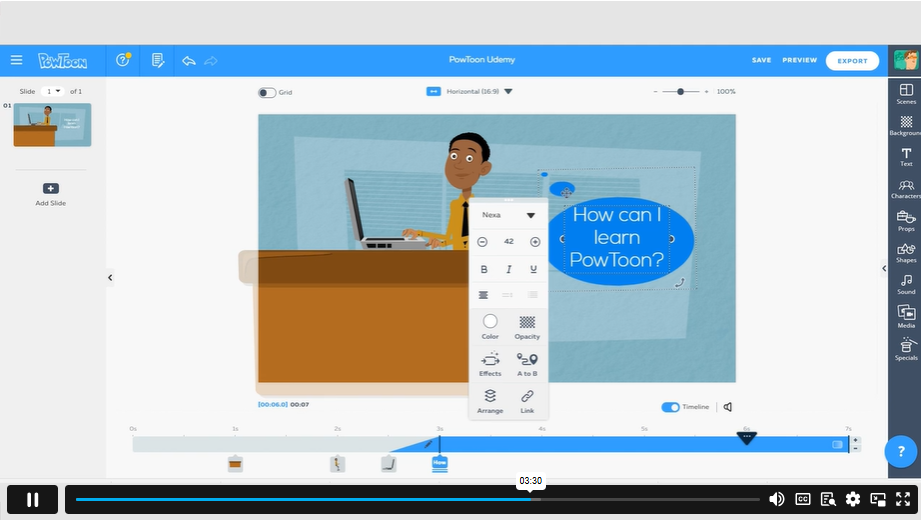 Create Animated Explainer Videos with PowToon – Training Express
